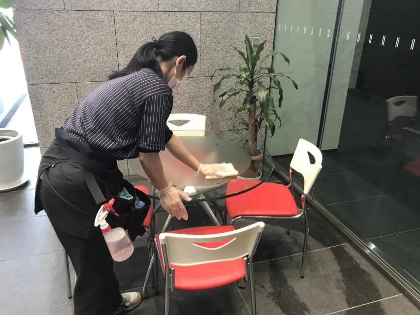 オフィスビルの日常清掃 株式会社ソクナ